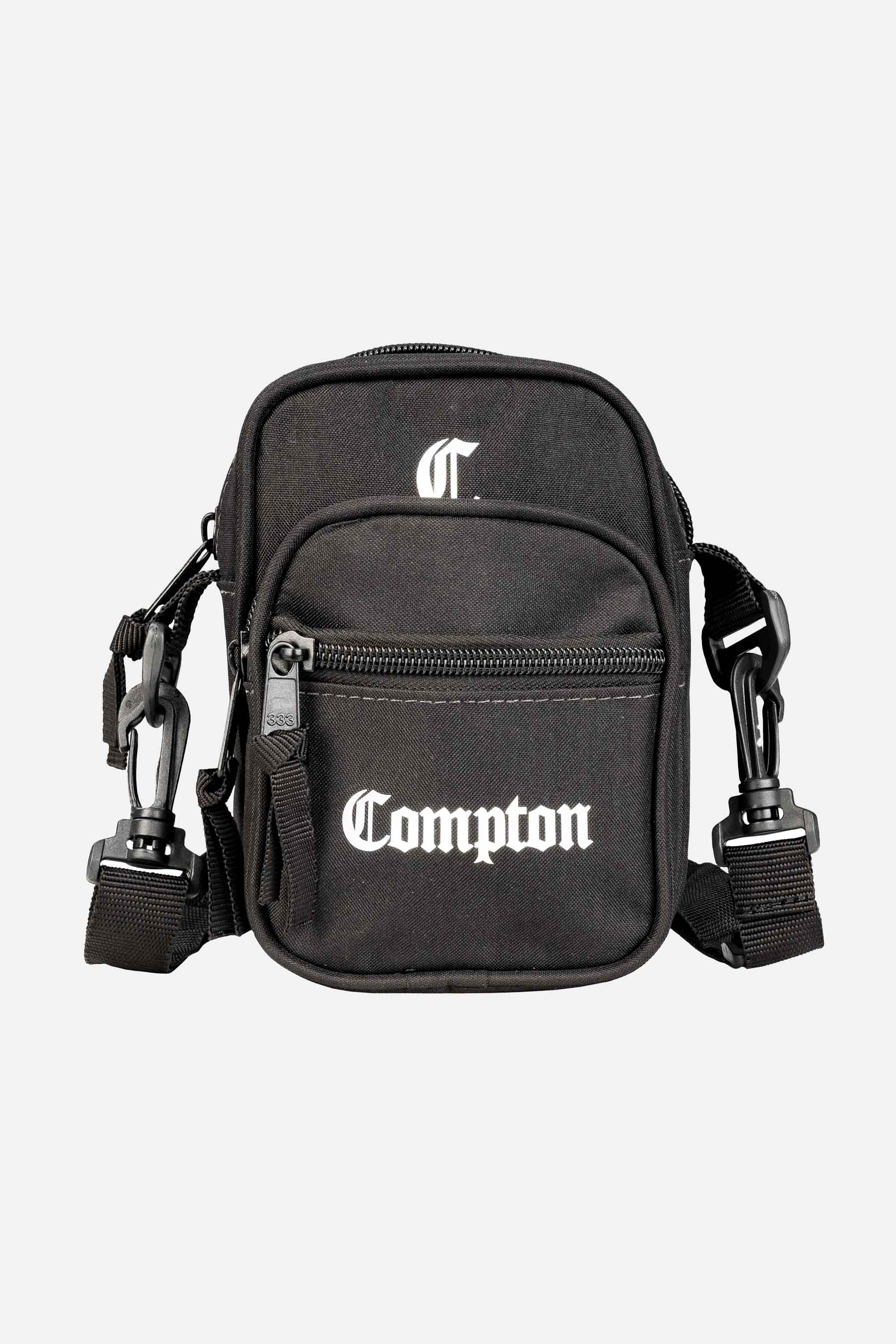 Shoulder Bag Preta Compton Holográfica Estilo Que Reflete Atitude